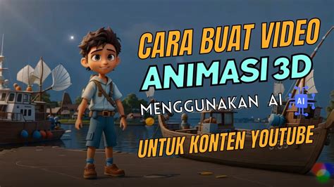 5 menit jadi konten cara buat video animasi 3d bergerak menggunakan ai