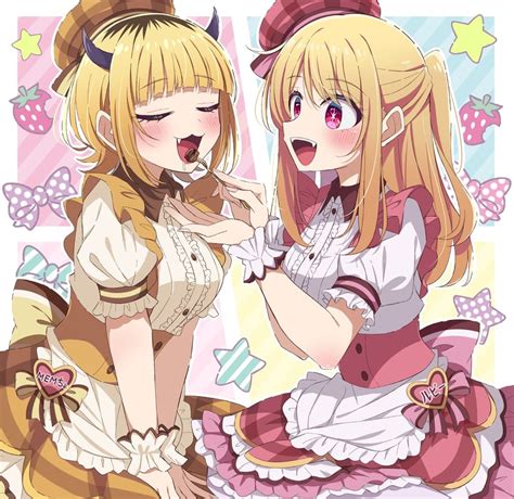 Hoshino Ruby And Memcho Oshi No Ko Drawn By Meiji Meizi Danbooru