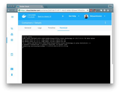 running example voting app in docker cloud