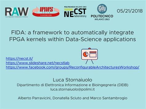 Fida A Framework To Automatically Integrate Fpga Kernels Within Data Science Applications Ppt