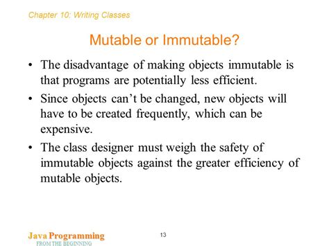 Chapter 10 Writing Classes Java Programming From The Beginning 1