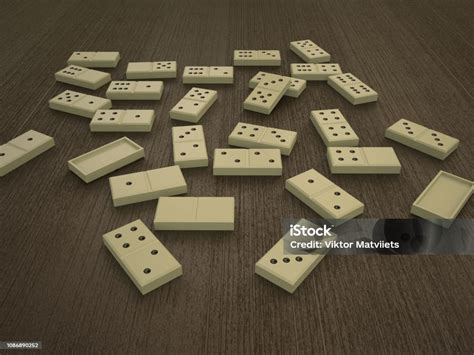 나무 테이블에 도미노를 재생 도미노 게임 개념입니다 3d 그림을 렌더링 합니다 갈색에 대한 스톡 사진 및 기타 이미지 갈색 개념 개체 그룹 Istock