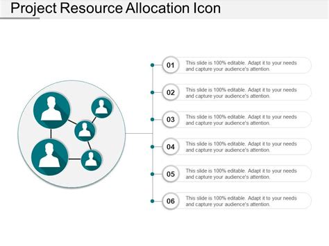 Project Resource Allocation Icon Ppt Ideas Graphics Presentation
