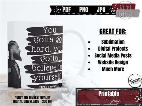 Nipsey Png Printable Quote Art Nipsey Hussle Poster Custom Rapper