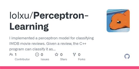 Github Lolxuperceptron Learning I Implemented A Perceptron Model For Classifying Imdb Movie