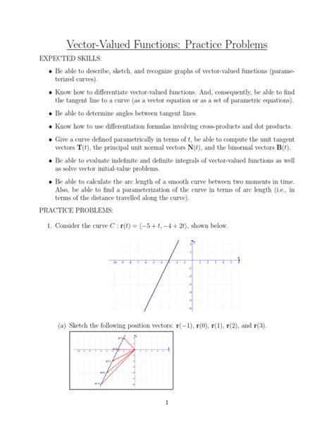 Vectorfunctionsans Pdf