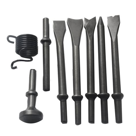 8pc Air Chisel Set Pneumatic Chisel Air Hammer Punch Chipping Tool