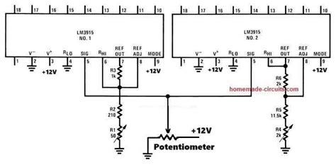 Simple Audio Spectrum Analyzer Circuit Homemade Circuit Projects
