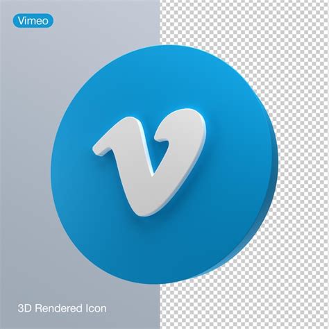 Um Círculo Azul Com A Letra V Nele Psd Premium