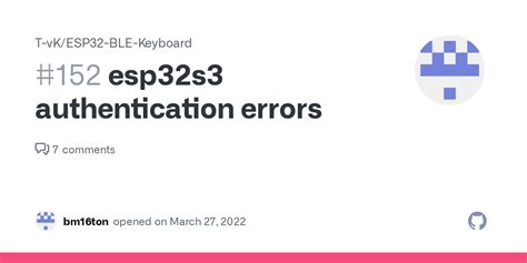 Esp S Authentication Errors Issue T VK ESP BLE Keyboard GitHub