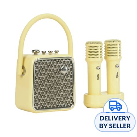 Divoom Songbird Se Portable Karaoke Speaker Yellow Ntuc Fairprice