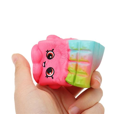 4pcs Broccoli Waffles Squishy 6535cm Slow Rising Soft Collection