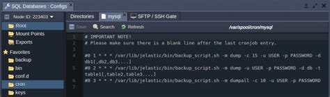 Schedule Backups For Mysql And Mariadb Databases