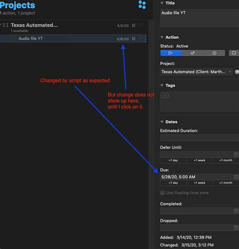 Of3 Refresh Due Date With Applescript Omnifocus Automation The Omni
