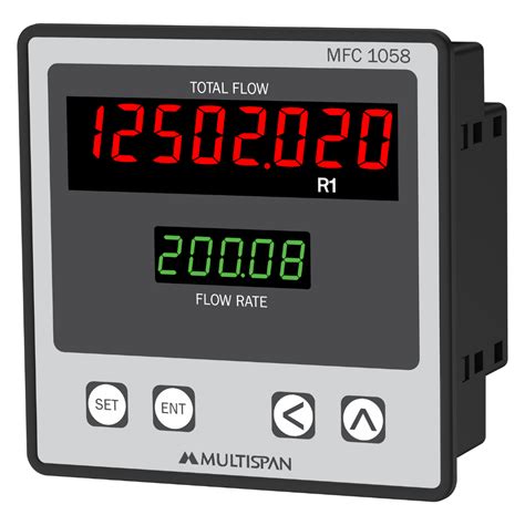 Mfc 1058 Flow Totalizer Multispan