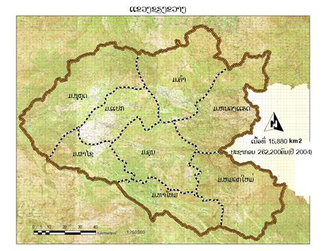 ແຫຼ່ງທ່ອງທ່ຽວແຂວງຊຽງຂວາງ ແຜນທີ