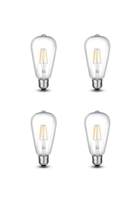 Cata Ct 4353 E27 8w 950lm St64 Rustik Led Ampul 3000k Gün Işığı