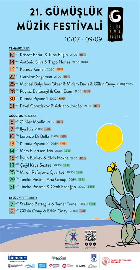 Gümüşlük Müzik Festivalinde 3 Tema