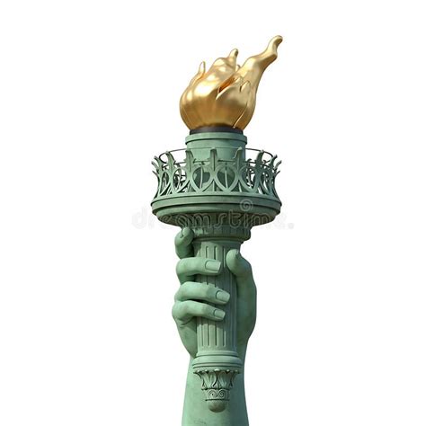 How To Draw The Statue Of Liberty Torch
