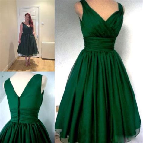 Emerald Green Cocktail Dress