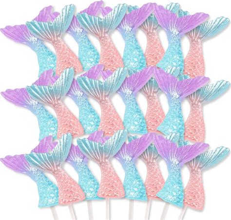 Seashell Candy Lollipops 24 Suckers Individually Wrapped Bulk Great For Mermaid