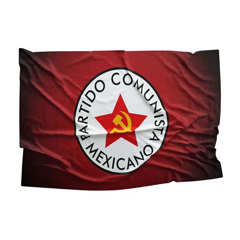 Mexican Communist Party Mexico Flag Banner — Apedes Flags And Banners