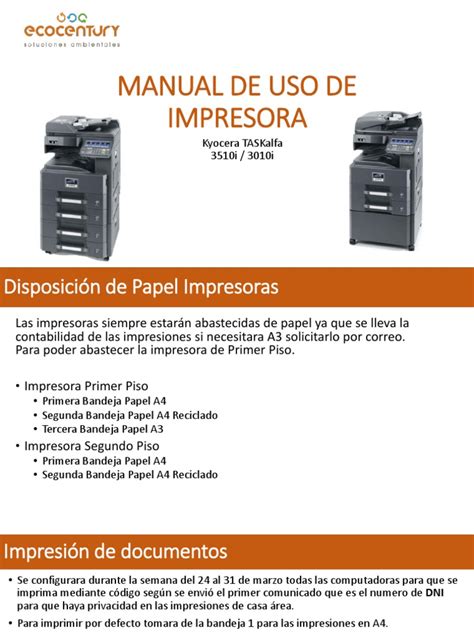 Manual De Uso De Impresora Pdf Impresora Computación Ventana Informática