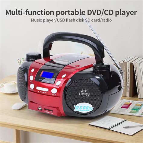 Multi Function Portable DVD VCD CD MP3 Disc Player Radio Fetal Education Machine English