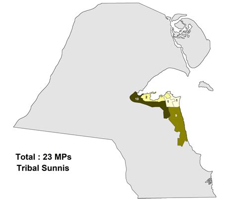 Map Showing The Number Of Mps Belonging To Each Socio Religious Group