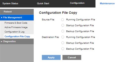 Linksys Official Support Backing Up The Configuration File And Saving Configuration Changes On