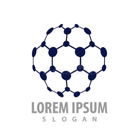 Circle Hexagon Connection Logo Concept Design Symbol Graphic Template