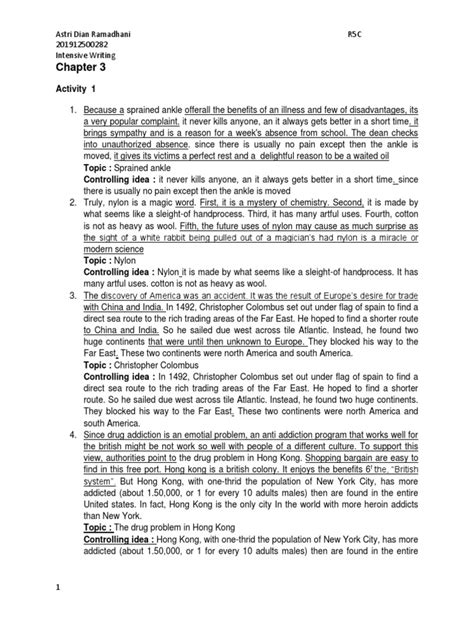 Intensive Writing Assignment 2 Pdf Sat Volcano