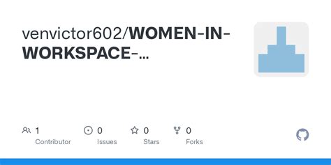 GitHub Venvictor WOMEN IN WORKSPACE VISUALIZATION