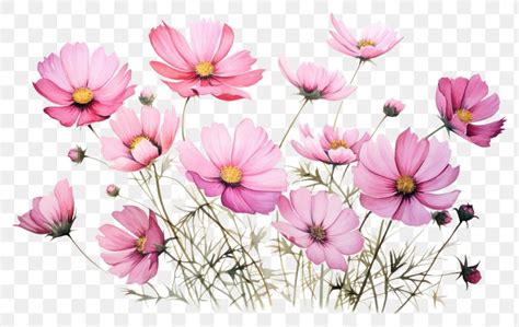 png cosmos flowers blossom nature premium png rawpixel
