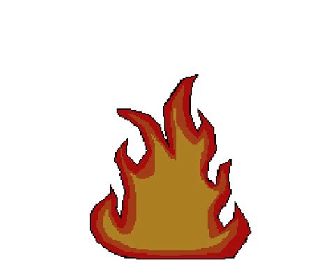 Pixilart Fire By Delightfullymad
