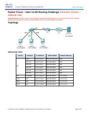 Packet Tracer Inter VLAN Routing Challenge Instructions ILM Pdf Packet Tracer