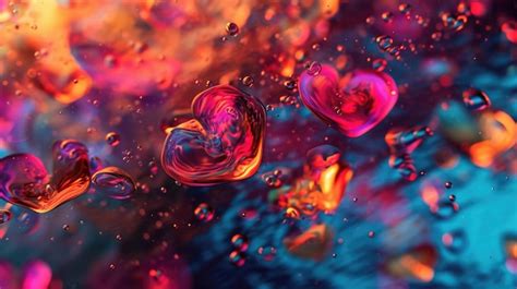 Premium Photo Abstract Fluid Art In Vibrant Colors