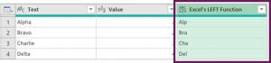 Text Functions Excel Power Query Comparison