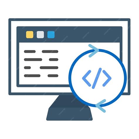 Premium Vector Programming Cycle Vector Illustration
