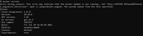 I Get An Error When Docker Desktop Is Starting Issue Docker For Win GitHub