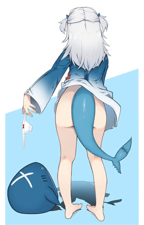 Gawr Gura And Gawr Gura Hololive And 1 More Drawn By Johnnybraun