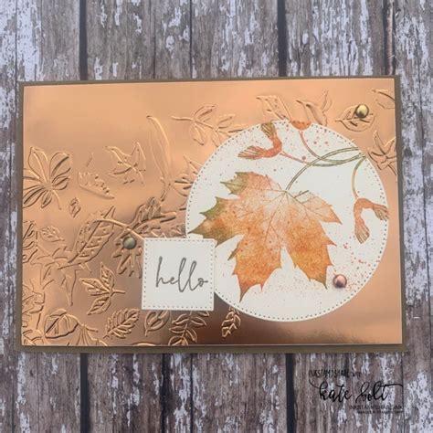 Soft Seedlings And The Leaf Fall Embossing Folder Inkstampshare