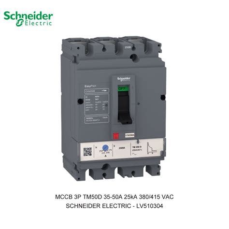 Mccb 3p Tm50d 35 50a 25ka 380415vac