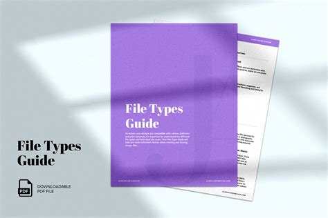 FREE File Types Guide