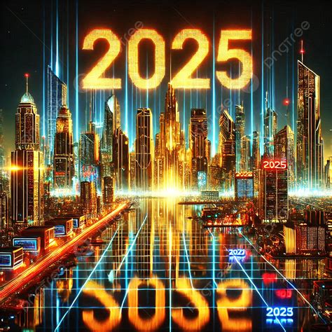 미래의 도시 풍경 빛나는 네온 2025 미래 도시 빛나는 네온 2025 네온 불빛 배경 일러스트 및 사진 무료 다운로드 Pngtree
