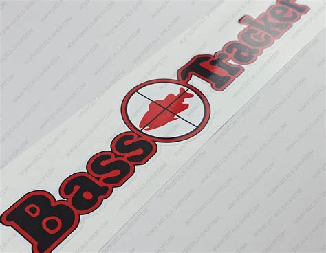 Bass Tracker Target Boat Logo Decal