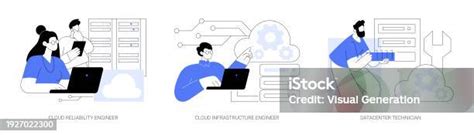 Datacenter Isolated Cartoon Vector Illustrations Se Stock Illustration Download Image Now Istock