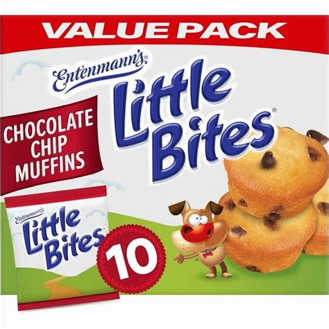 Little Bites Chocolate Chip Muffins 10 Packs Mini Muffins 165 Oz