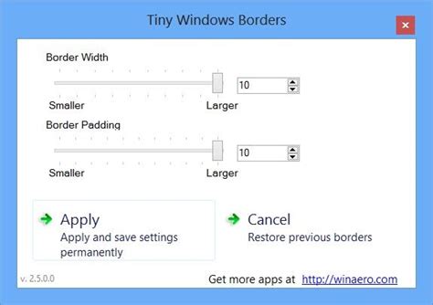 How To Easily Change Window Border Width Padding Size In Windows