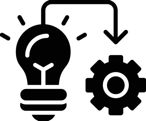 Implementation Glyph Icon Vector Art At Vecteezy